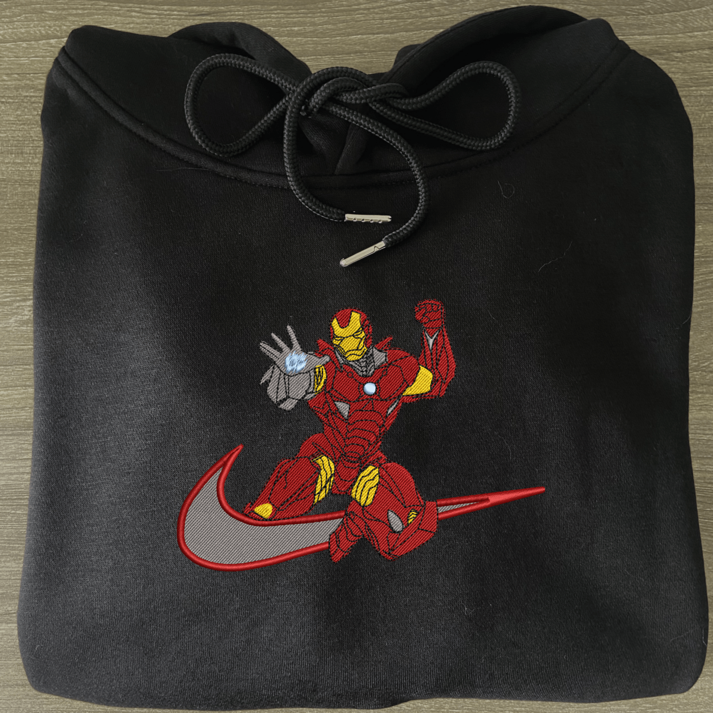 Iron Man Embroidered Hoodie - Neko In The Box