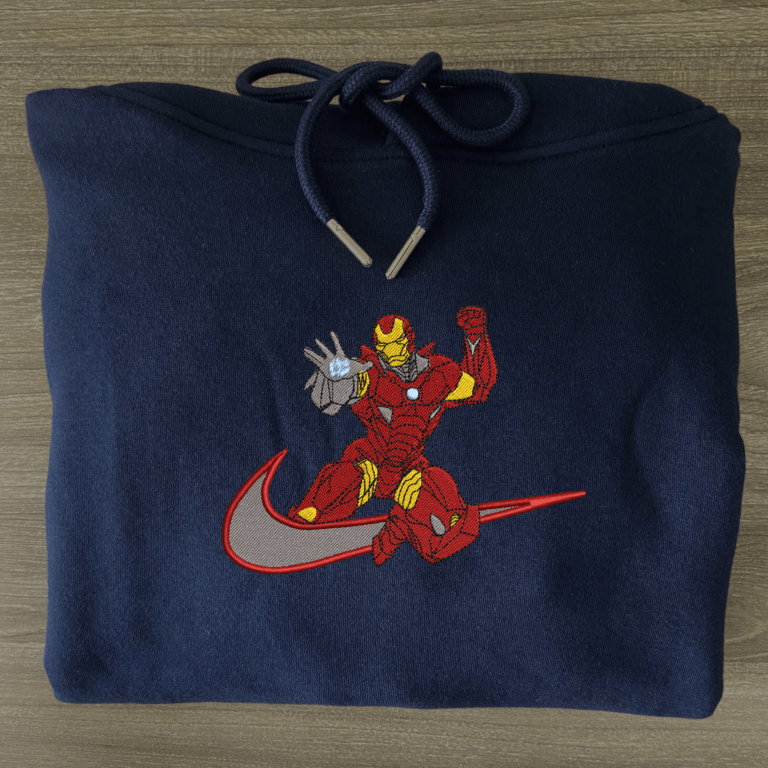 Iron Man Embroidered Hoodie - Neko In The Box