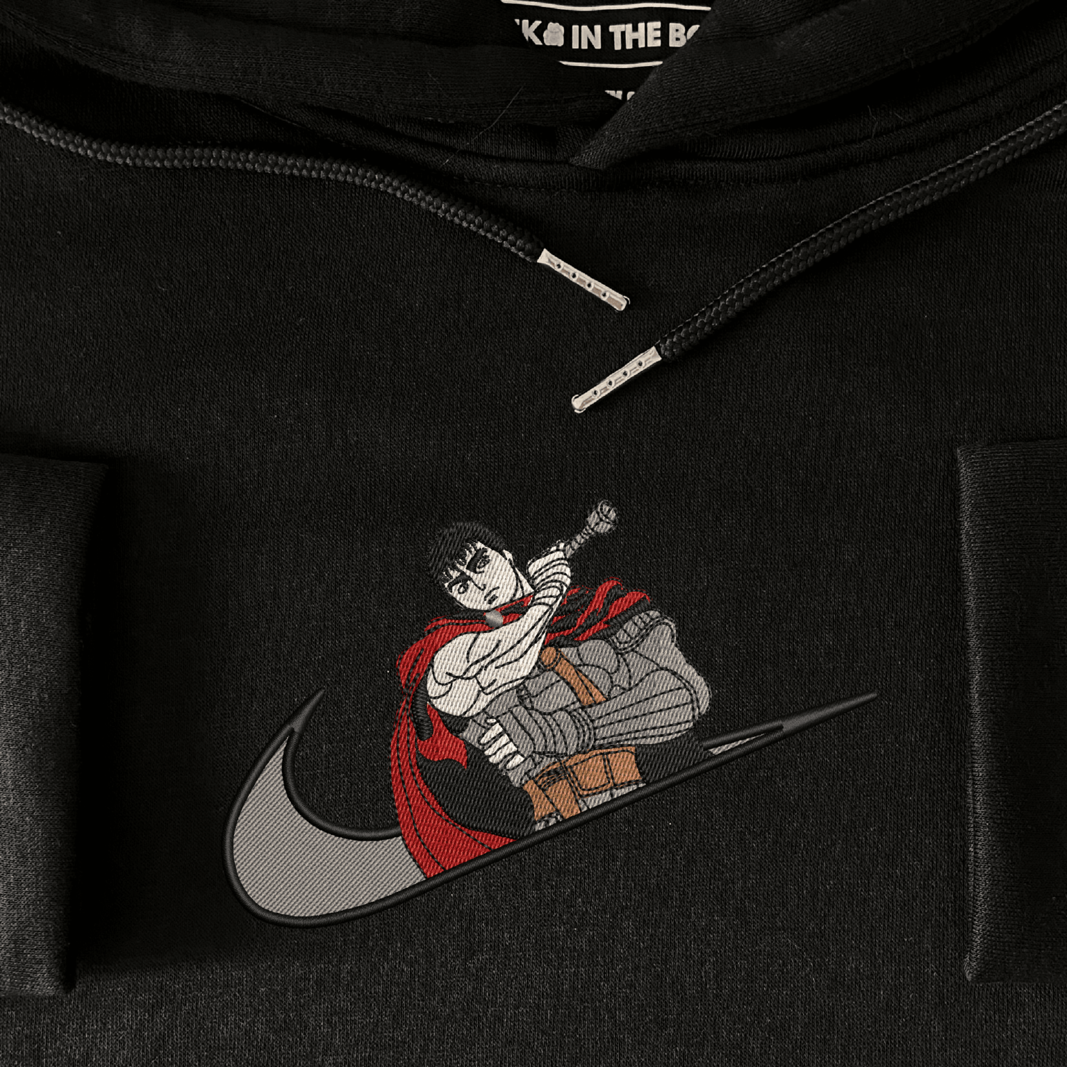 Guts Embroidered Hoodie - Neko In The Box