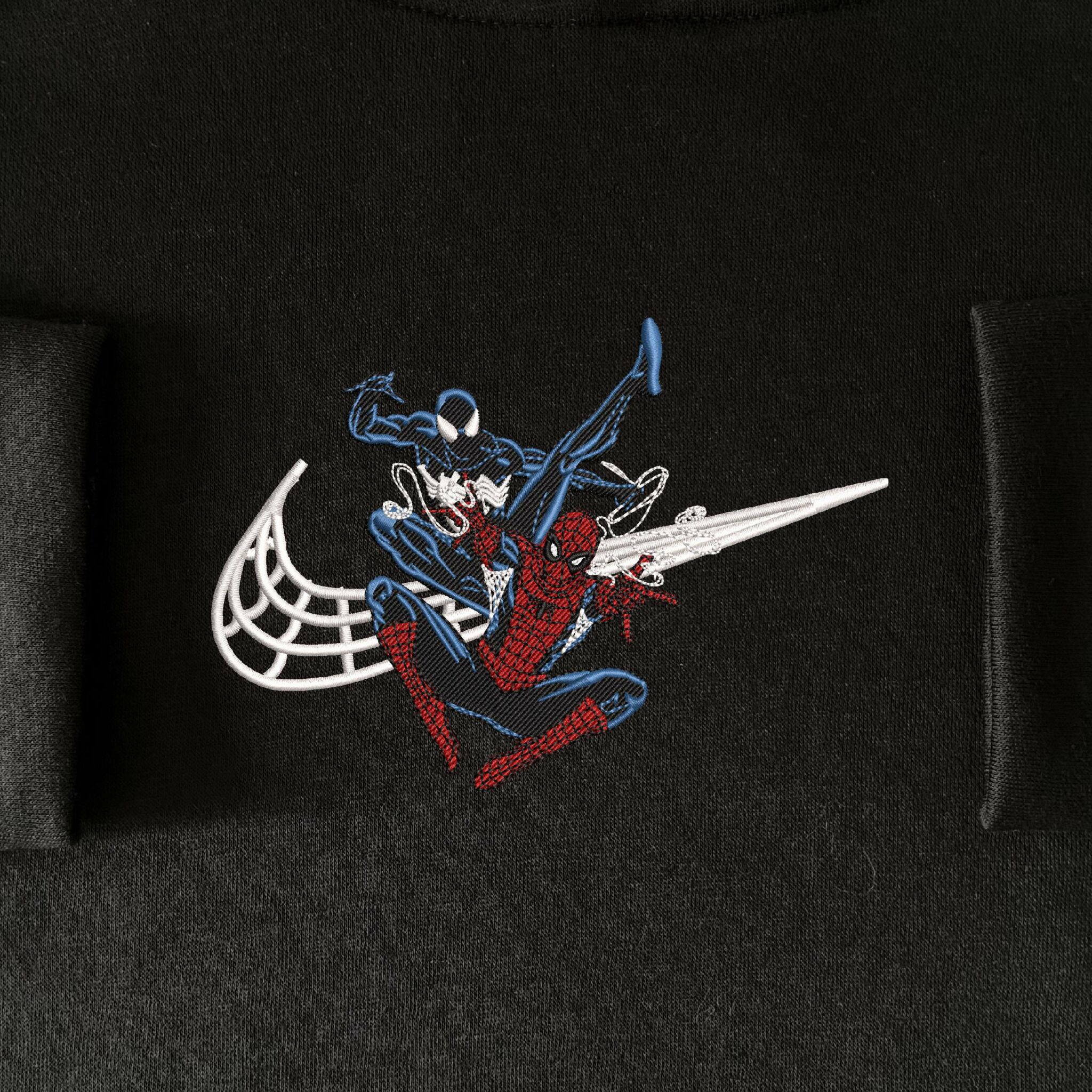 Spider Slinger Embroidered Hoodie - Neko In The Box