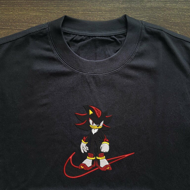 Shadow The Hedgehog Embroidered T-shirt - Neko In The Box